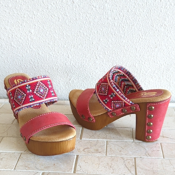 Sbicca | Shoes | Sbicca Platform Sandals Made In Italy | Poshmark